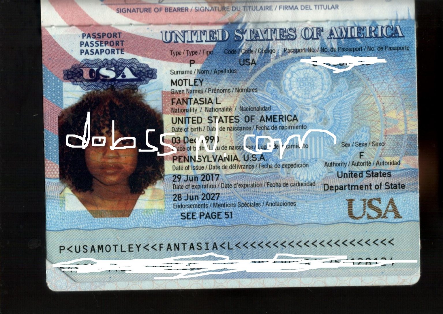 Passport US Random